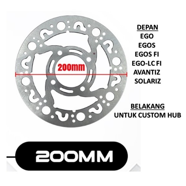 JRP DISC PLATE PIRING THAI LOOK SIAM DEPAN 200MM EGO EGOS EGOS FI EGO ...