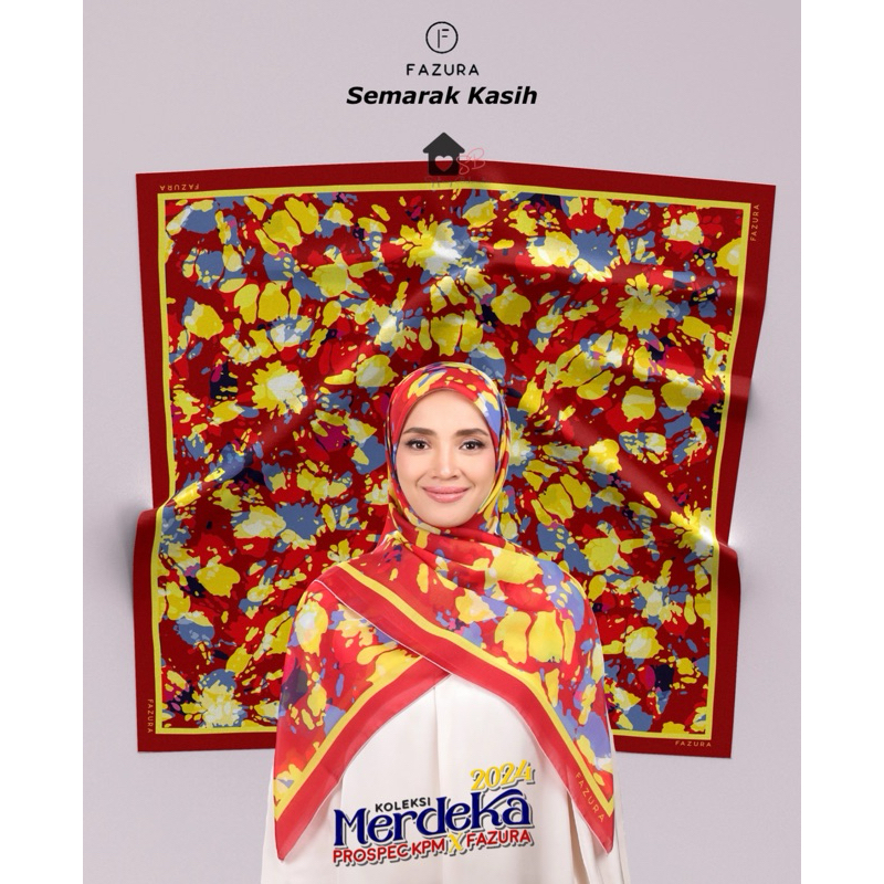 TUDUNG FAZURA X KPM KOLEKSI MERDEKA 2024 (Free Exclusive Merdeka Paperbag) | Shopee Malaysia