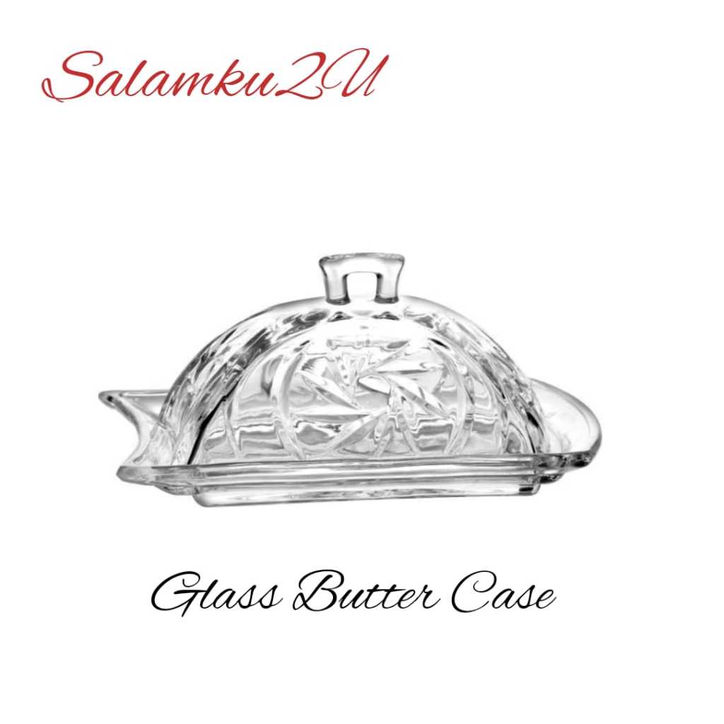 Glass Butter Case with Lid ,Clear Classic Covered Butter Container For ...