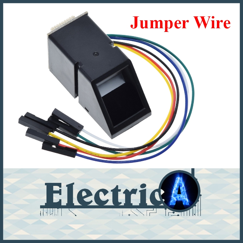 AS608 Fingerprint + (Free Upgraded Jumper Wire) Reader Sensor Module ...