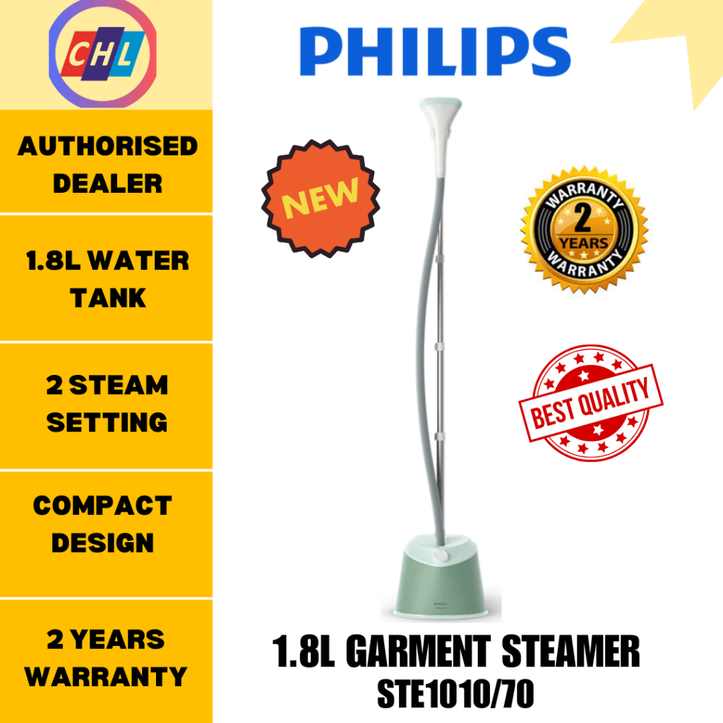 Philips Garment Steamer 1000 Series STE1010/70 - Philips 2 Years ...