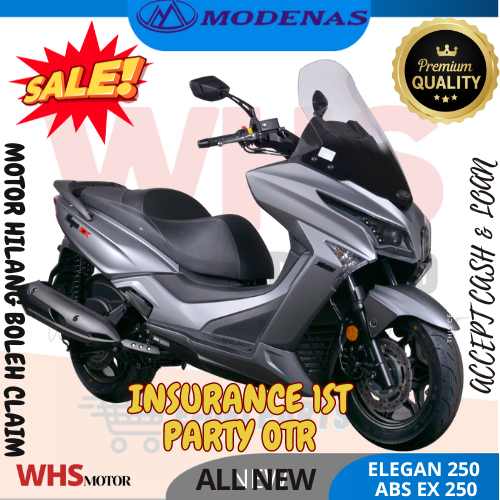 Modenas ELEGAN EX 250 / EX250 ABS - (UNREGISTER) - Big Bike Scooter ...
