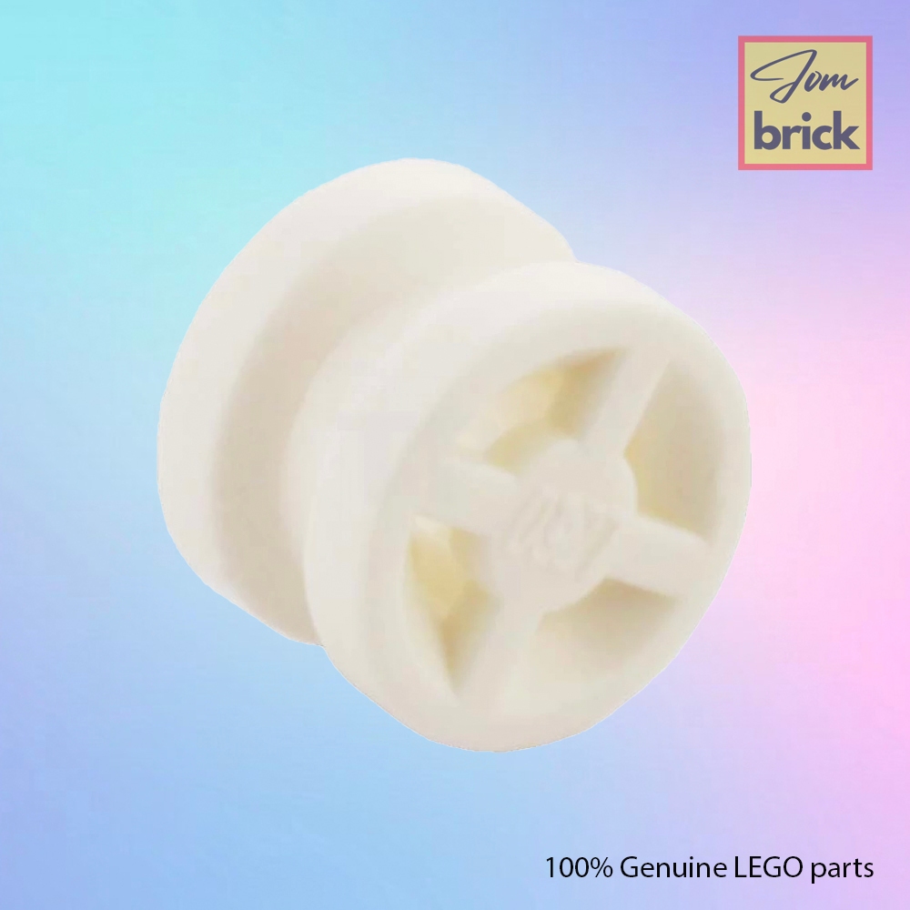 Original LEGO Parts (Wheel) 34337 – 6194809 Rim 8mm D. x 6mm [White ...