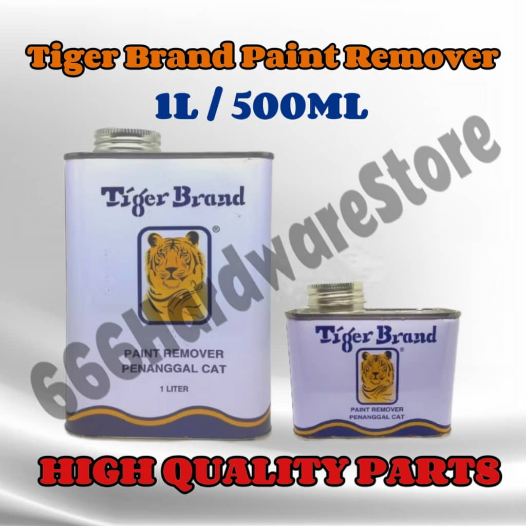 *LIMITED OFFER* 1LT/500ML Tiger Brand Paint Remover Penanggal Cat Buang ...
