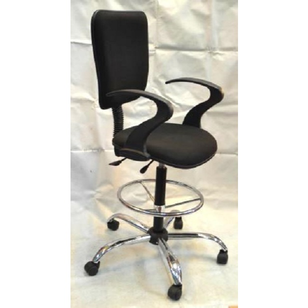 High DRAFTING chair for table height 90cm to 110cm, Adjustable backrest ...