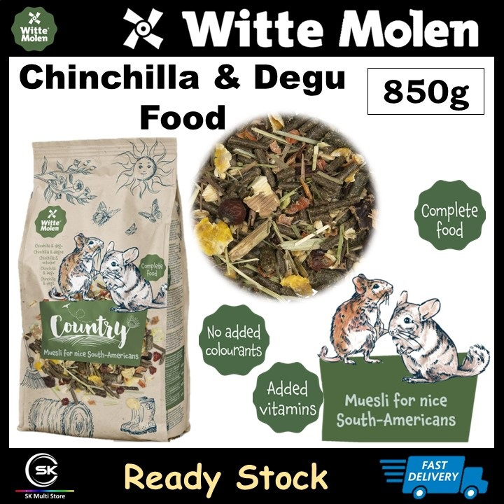 Witte Molen - Chinchilla & Degu Food (850g) | Shopee Malaysia