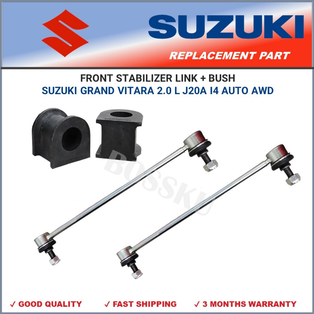 FRONT STABILIZER LINK + FRONT STABILIZER BUSH - SUZUKI GRAND VITARA 2.0 ...
