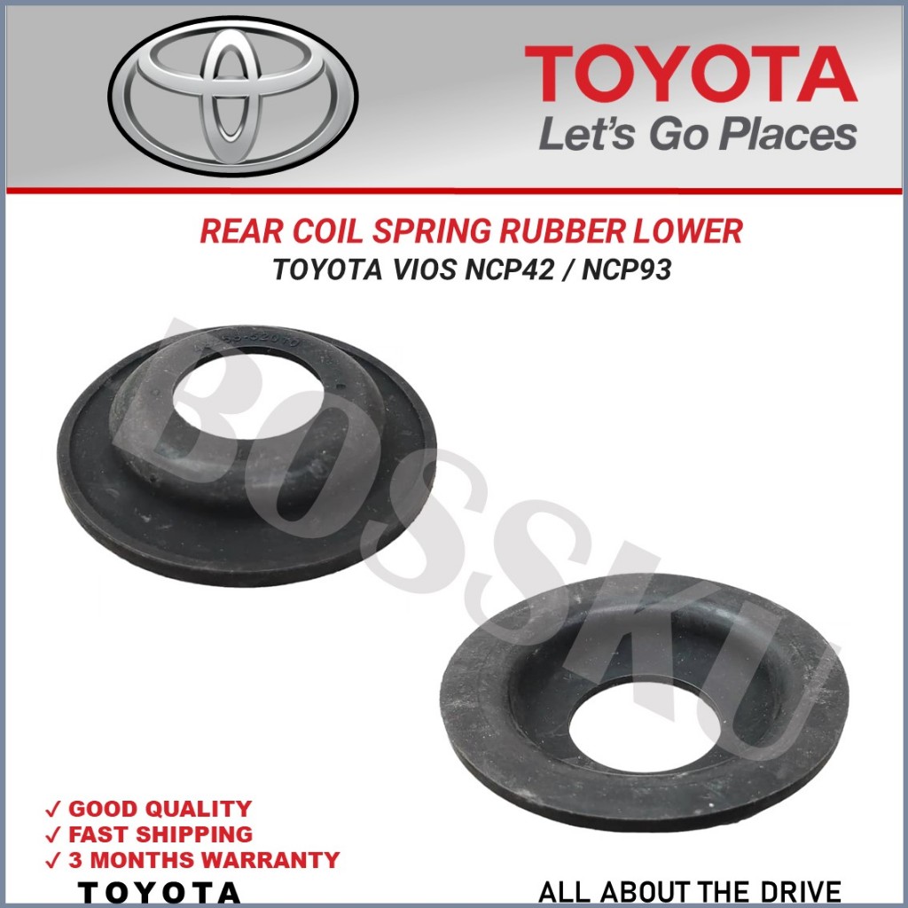 REAR COIL SPRING RUBBER LOWER (STANDARD HEIGHT)- TOYOTA VIOS NCP42 ...