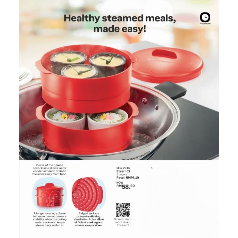 TUPPERWARE Steam It(2 Layer) | Shopee Malaysia