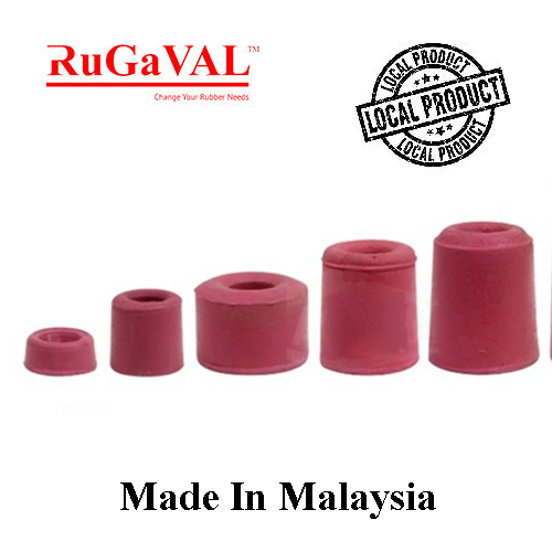 Red Rubber Door Stopper, Getah Merah Tahan Pintu, Rubber Stopper ...