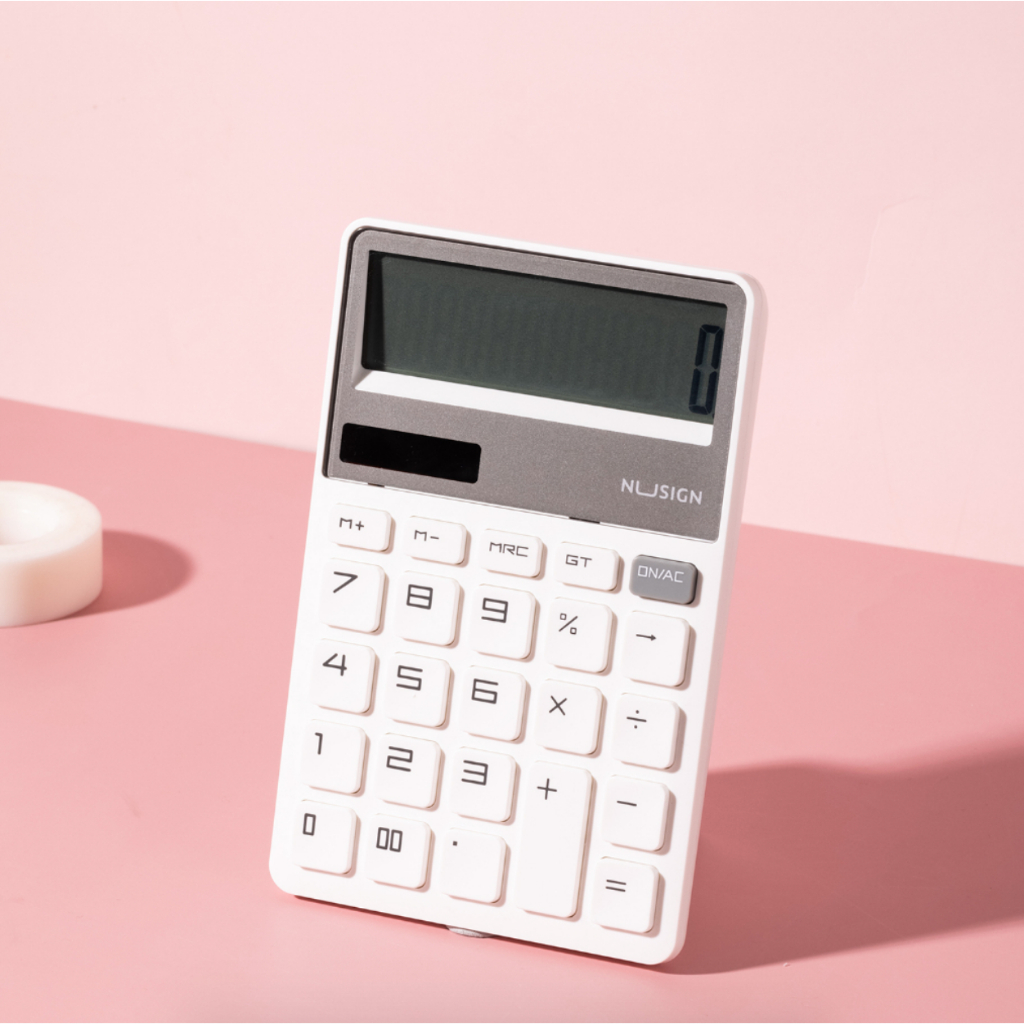 NuSign Pocket Calculator NS042 [deli ready stock modern dual power ...
