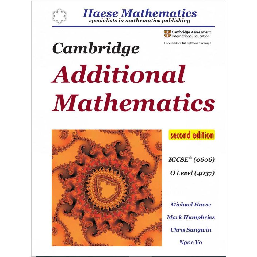 Cambridge Additional Mathematics IGCSE (0606) and O Level (4037) 2nd Edition + ANSWERS | Shopee ...
