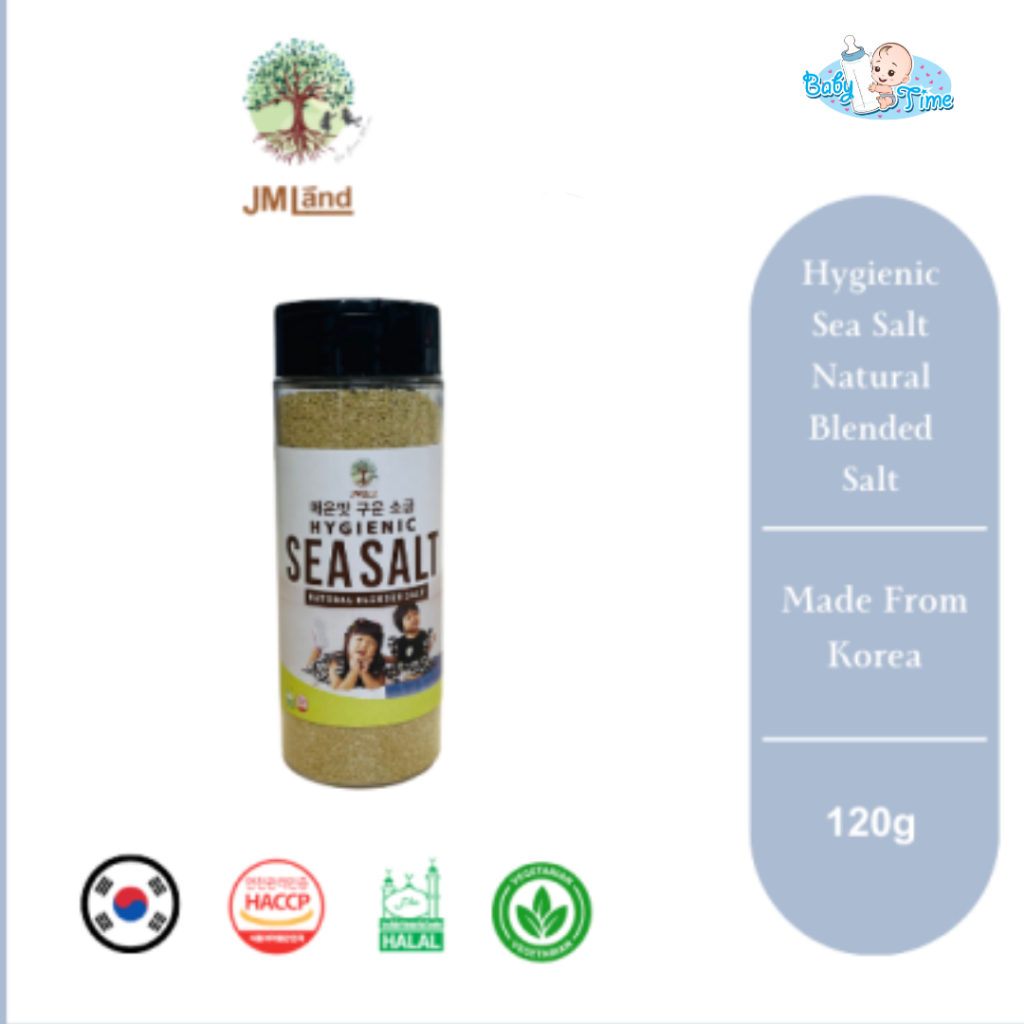 JM Land Korea Hygienic Sea Salt (Natural Blended Salt) 1YO+ | Shopee ...