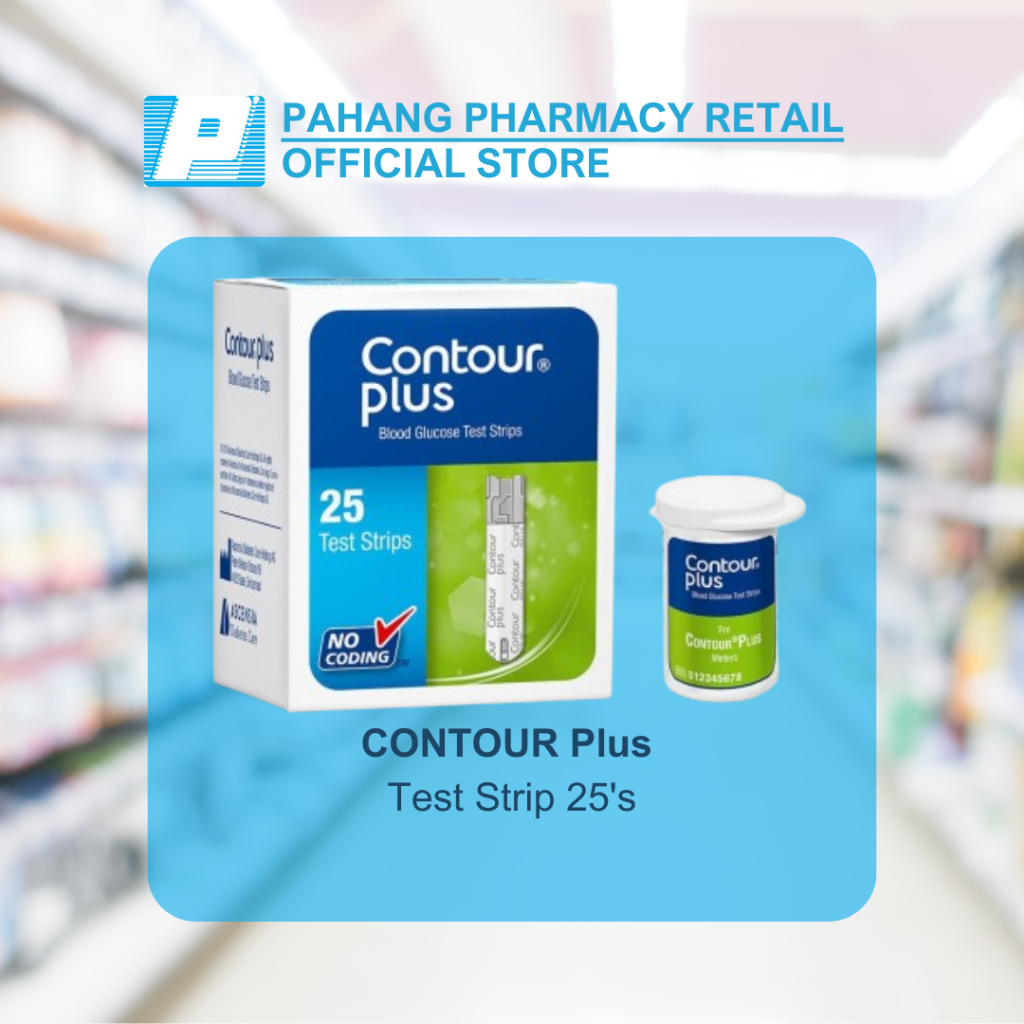 CONTOUR Plus Test Strip 25's | Shopee Malaysia