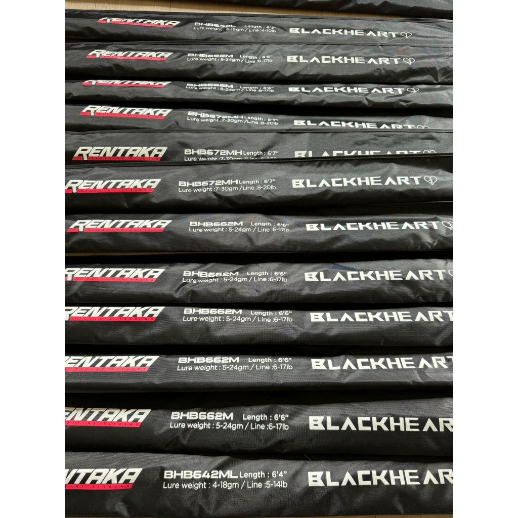 Rengitfisherman - Rentaka Black Heart Casting + Spinning | Shopee Malaysia