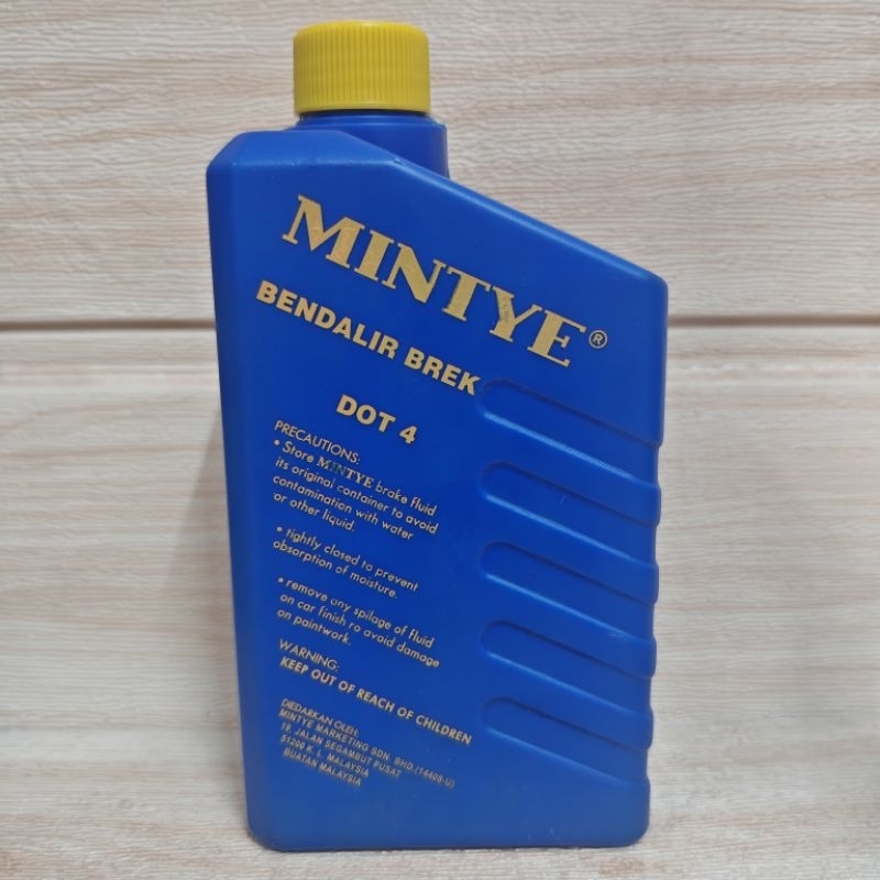 MINTYE DOT 4 BRAKE FLUID / BRAKE OIL 1LITRE JAPAN CAR'S, EURO CAR'S ...