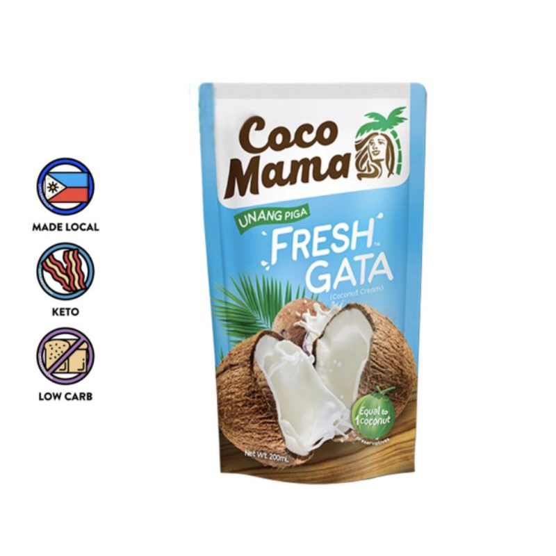 COCO MAMA FRESH GATA (UNANG PIGA) 200ML (HALAL) | Shopee Malaysia