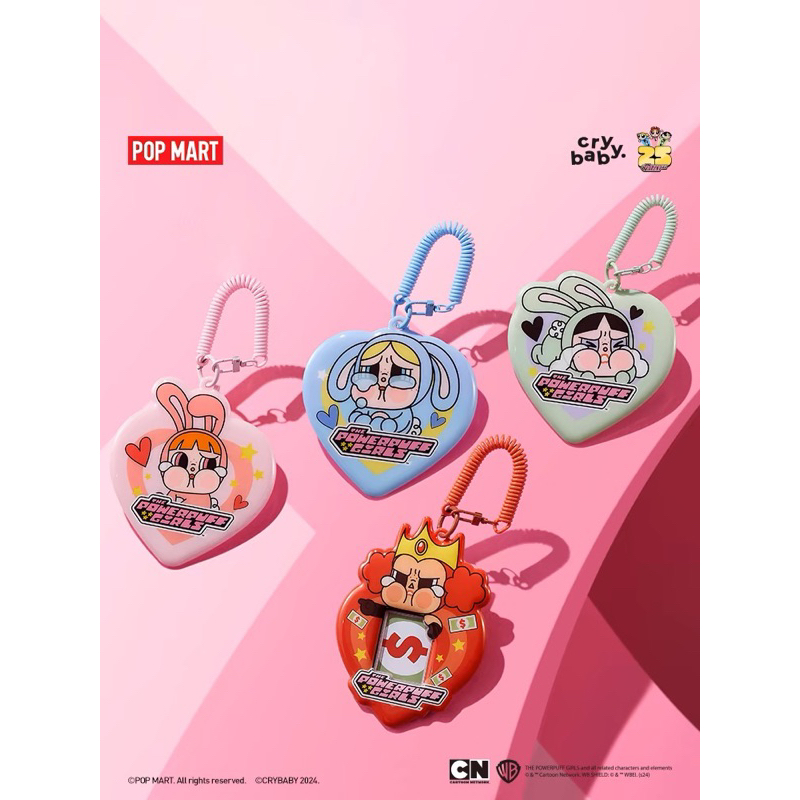 Popmart Crybaby x The Powerpuff Girls Card Holder Blind Box | Shopee ...
