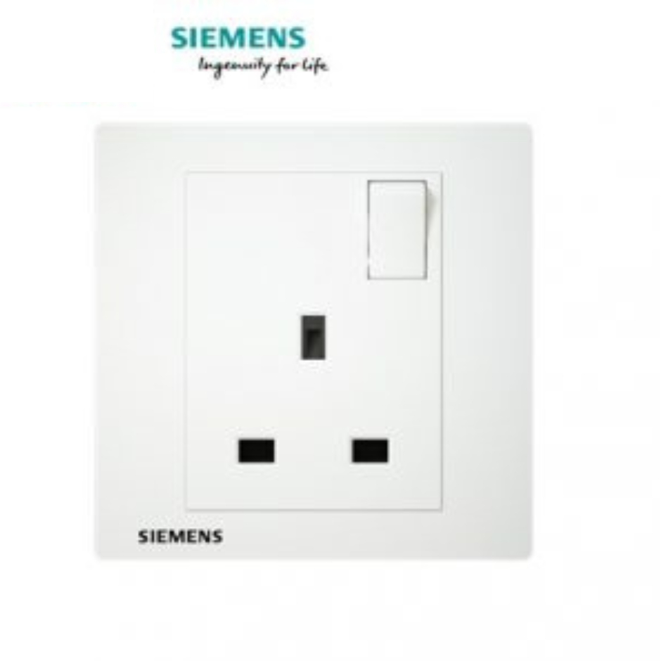 Siemens DELTA Relfa 13A 1 Gang SP Switched Socket, White | Shopee Malaysia