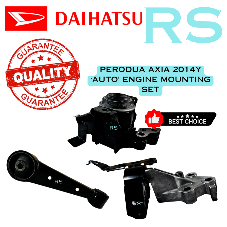 Perodua Axia (Auto/Manual) 2014Y Engine Mounting Set | Shopee Malaysia