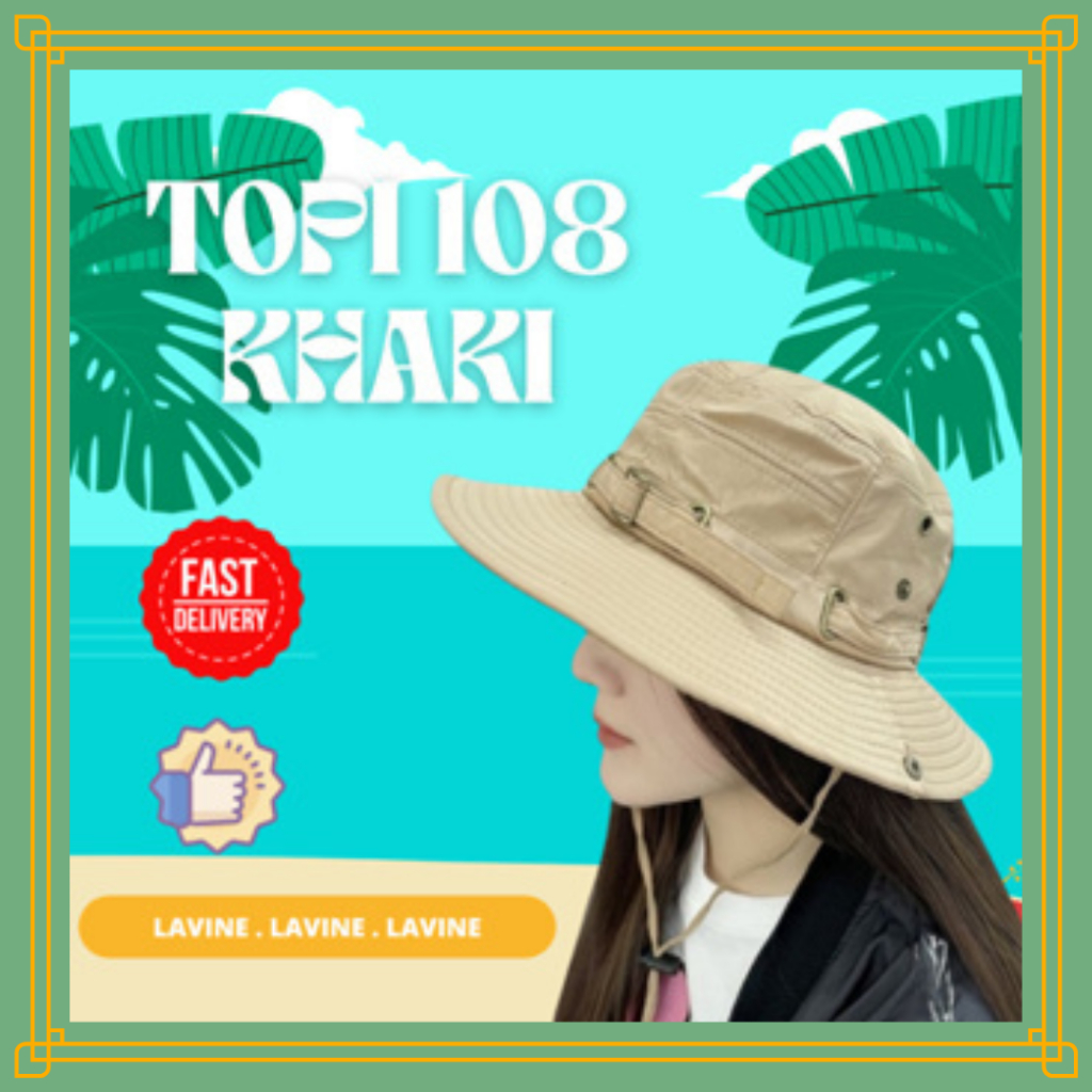 Topi Kebun/Topi Memancing/Topi Berkelah/Topi Camping/Topi/Topi Tahan ...