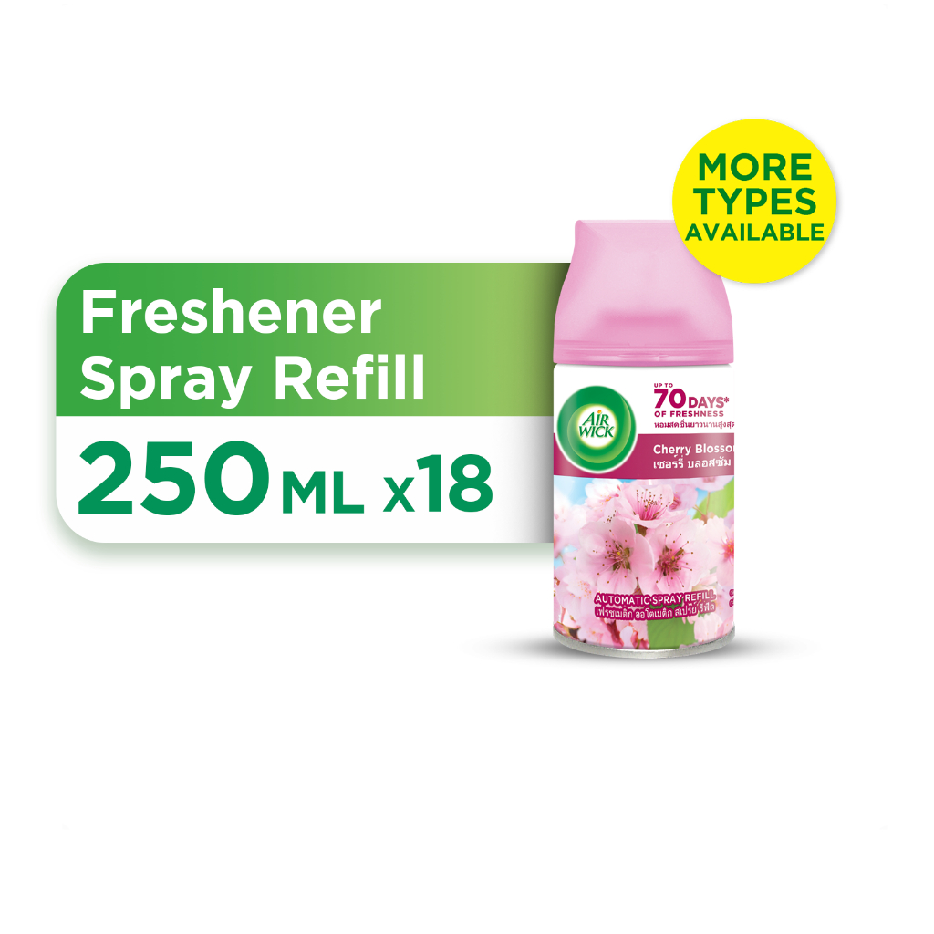 [Carton Deall] Air Wick Automatic Air Freshener Spray Refill (250ml x 18) | Shopee Malaysia