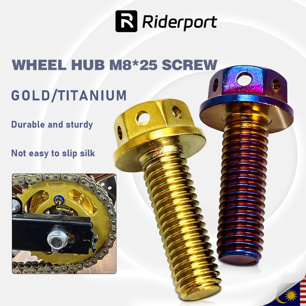 1 Biji Y15ZR LC135 Sprocket Screw Footrest Screw Skru M8x25 Spoket ...
