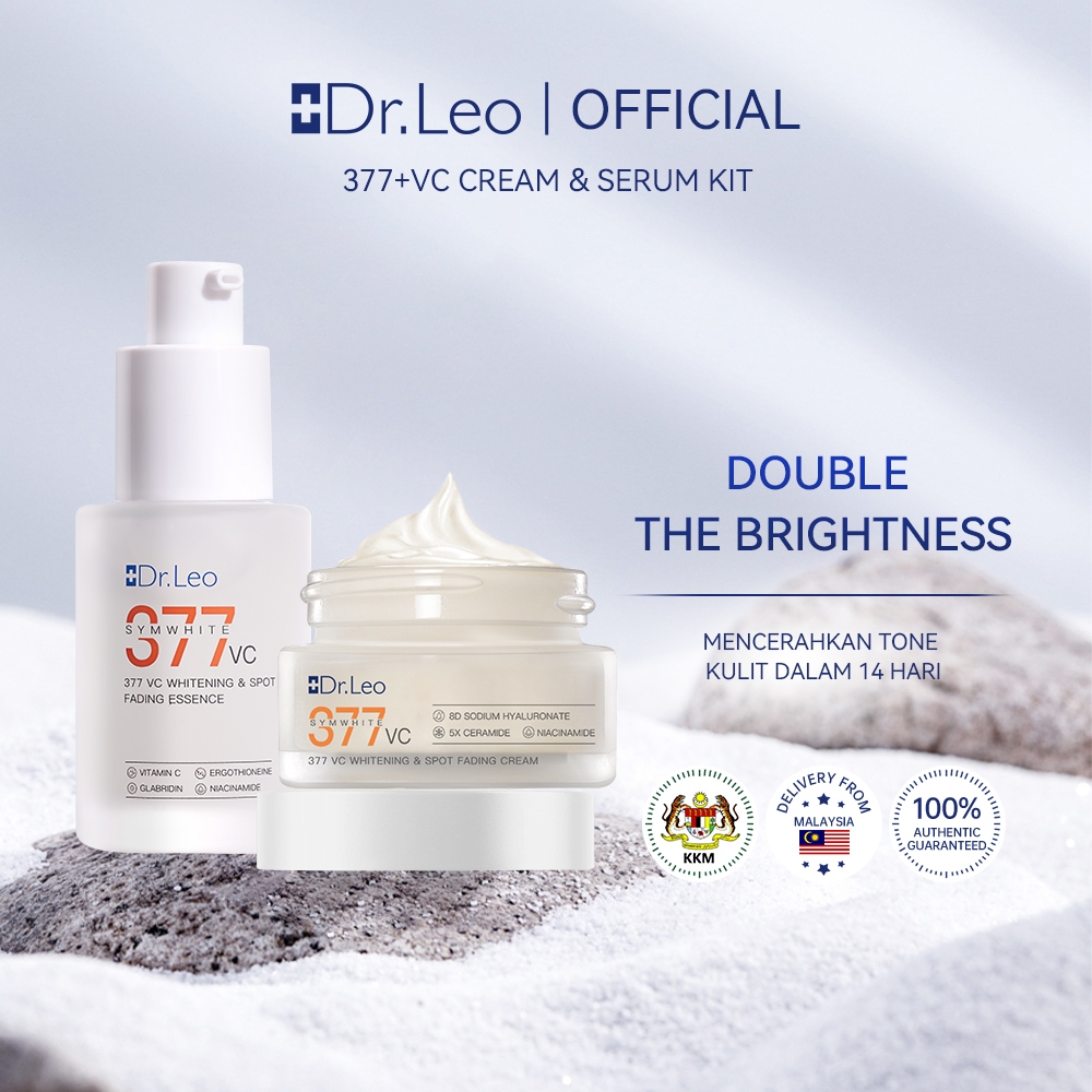 Dr.Leo whitening set Symwhite 377 Dark Spot Moisturizer Essence serum clay Brightens Skin Black ...