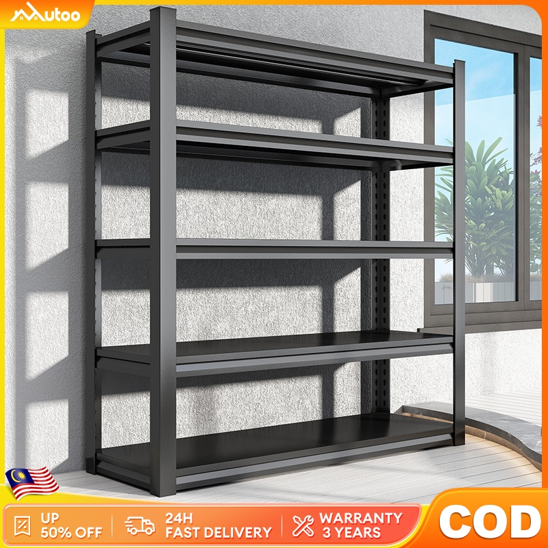 🏋 5 Tier Boltless Rack Rak Besi Tingkat Home Kitchen Store Storage ...