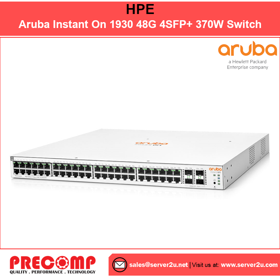 HPE Aruba Instant On 1930 48G 4SFP+ 370W Switch (JL686B) | Shopee Malaysia