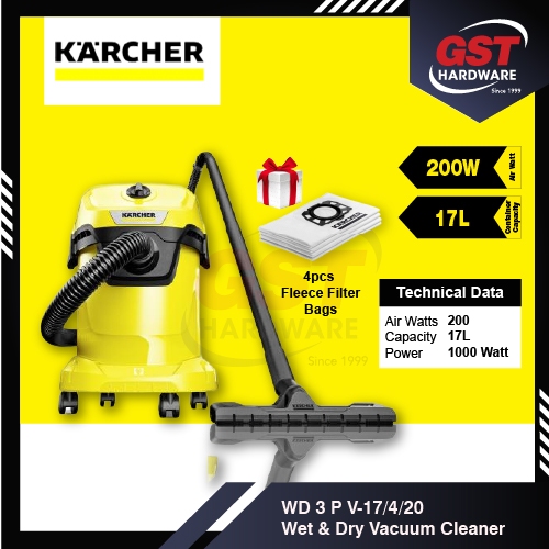 Karcher WD3 Wet And Dry Vacuum Cleaner Karcher Vacuum Strong Suction Vacumm Corded Vacuum Sedut ...