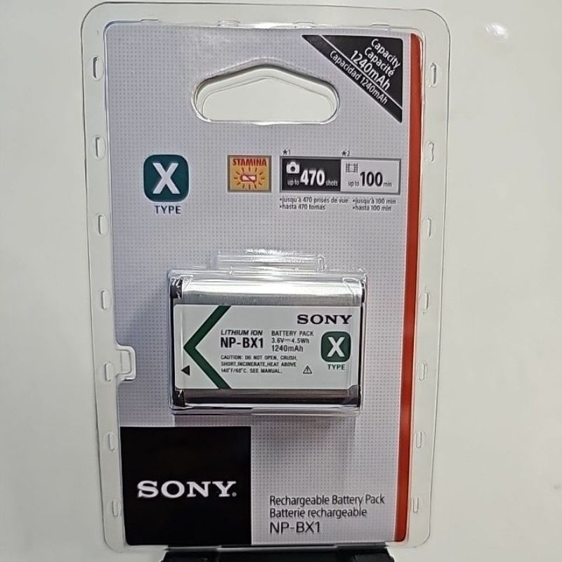 SONY NP-BX1 Lithium Rechargeable Battery PACK 100% Original from sony Malaysia 1240 mAh for Sony ...