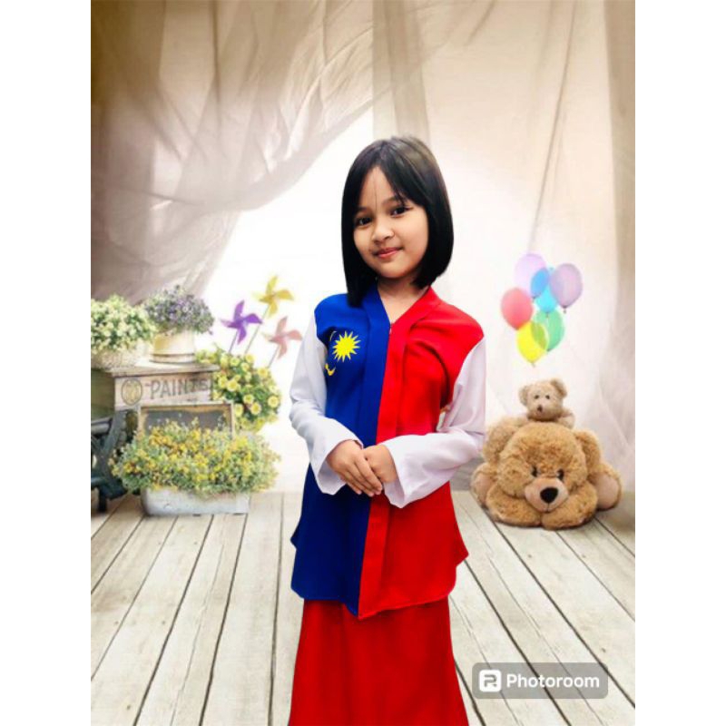 Baju Merdeka Kids Arrival Girls Set Merdeka New Kids | Shopee Malaysia