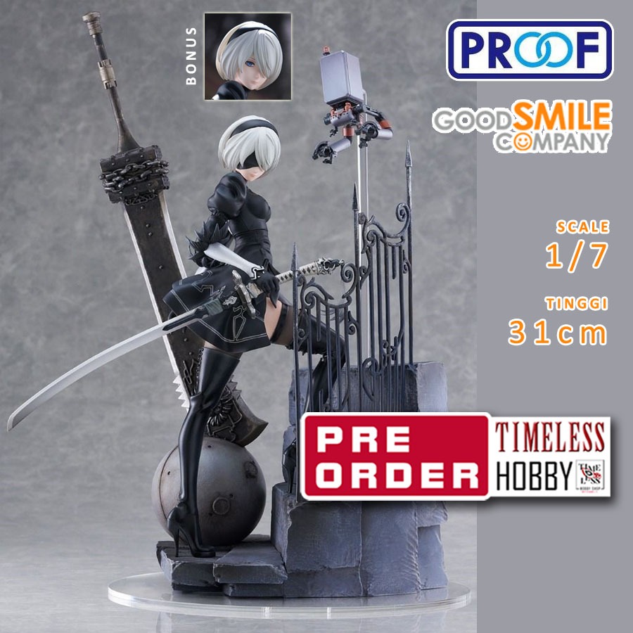 GSC 2B Figure 1/7 NieR Automata YoRHa PROOF GOOD SMILE COMPANY 1/7 正版手办模型尼尔：机械纪元 尤尔哈二号B型探索良笑社 ...