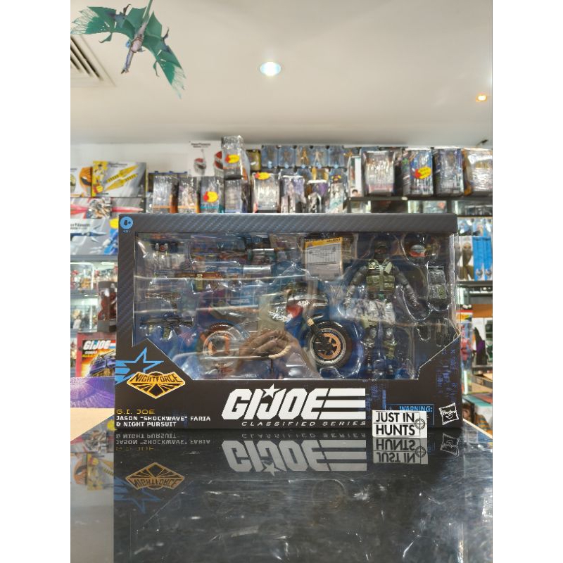 GI JOE Classified Series 127 6"Inch Night Force Jason Shockwave Faria ...
