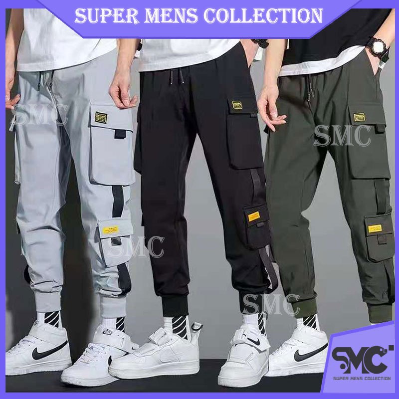 SMC three-color Cargo Pants Celana Panjang Seluar Lelaki Pants Men Cargo Seluar Kargo Lelaki ...