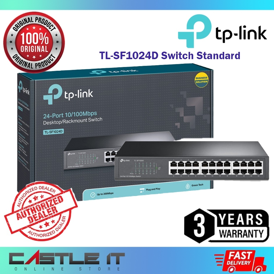 TP-Link TL-SF1024D Switch Standard 24-Port | Shopee Malaysia