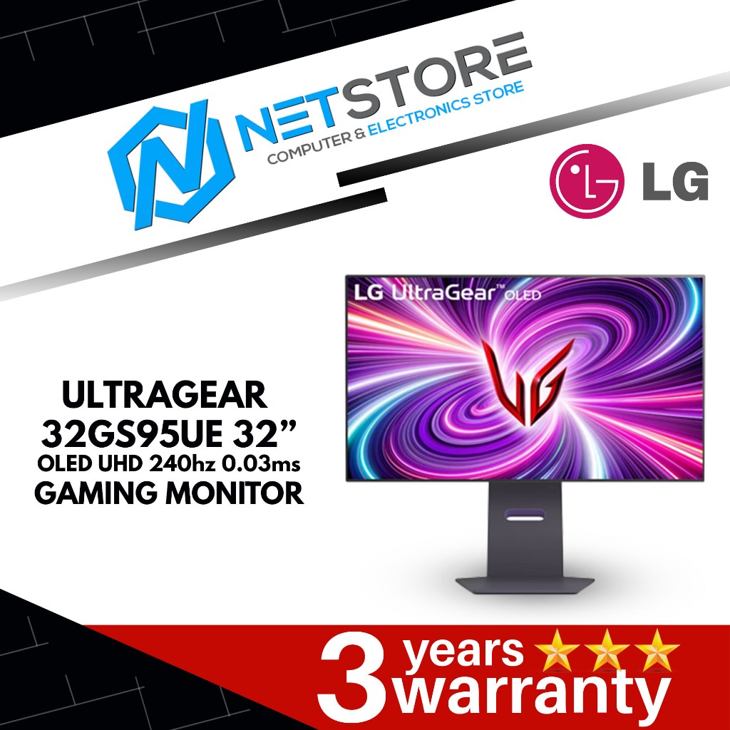 LG 32" UltraGear™ 32GS95UE OLED Dual Mode UHD 240Hz and FHD 480Hz ...