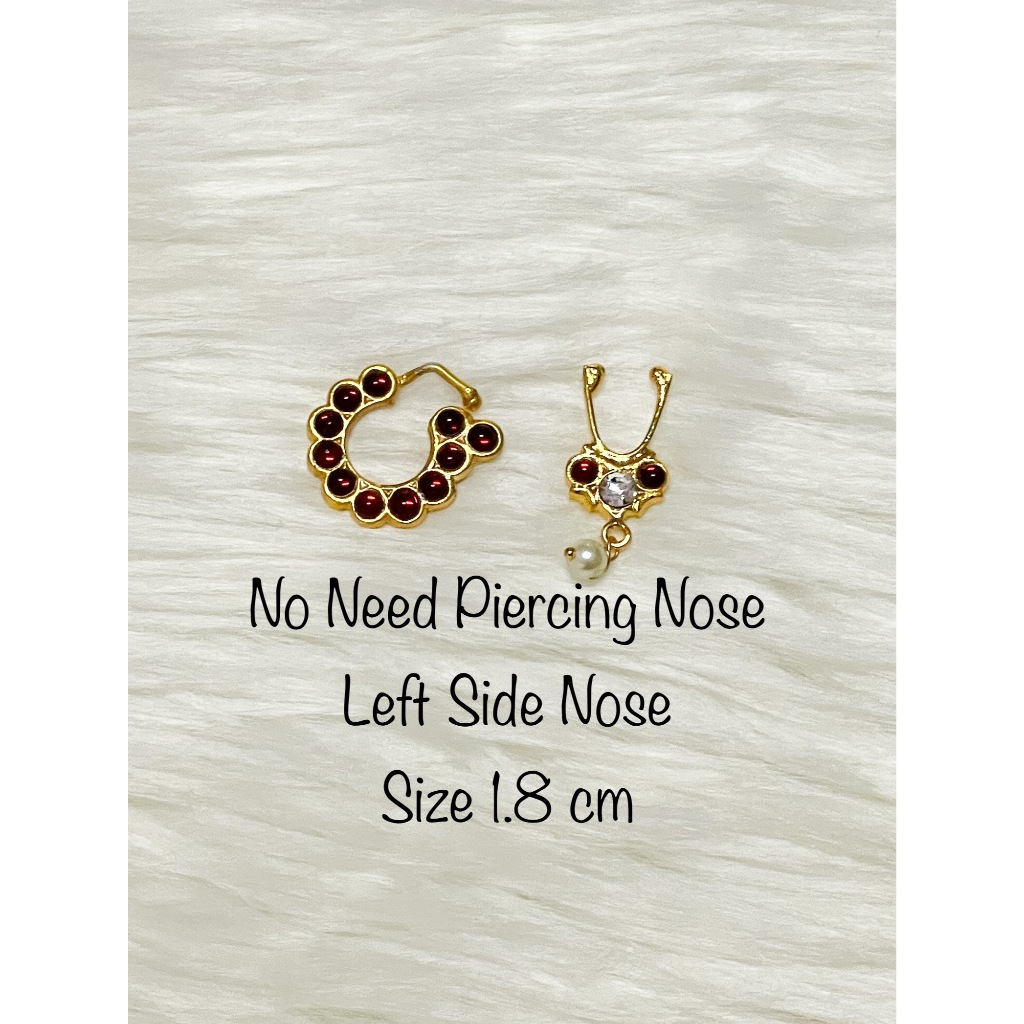 Women - Aimpon Gold Plated Nose Pin | Bridal Nose Pins | Wedding Nose ...