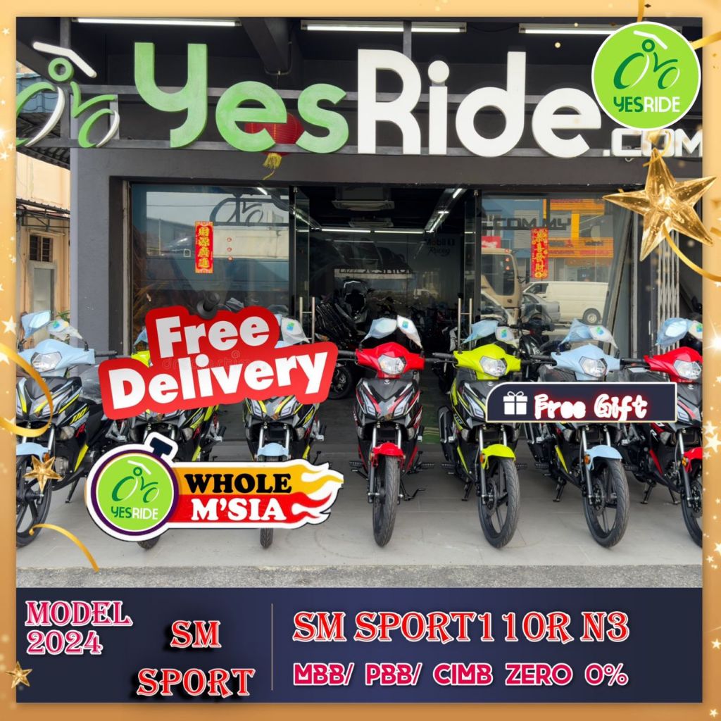 SM SPORT 110R N3 Model 2024 Interchanged | Shopee Malaysia