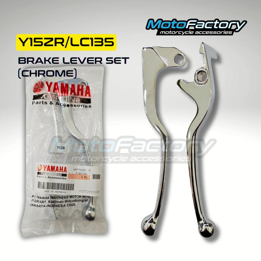 YAMAHA Y15ZR LC135 BRAKE LEVER SETS LH & RH SET (CHROME) INDON YAMAHA | Shopee Malaysia