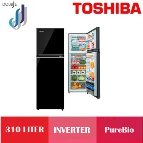 Toshiba 310L Origin Inverter Refrigerator GR-RT320WE PMY (UK) | Shopee ...