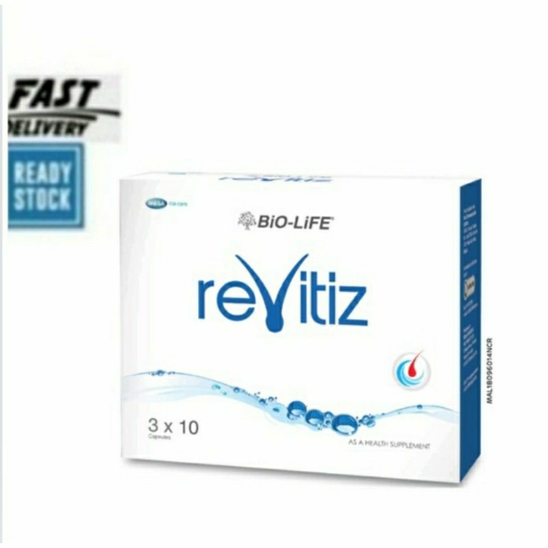 NEW STOCK BIO-LIFE REVITIZ 30'S EXP:2026 (HAIR ,NAIL ,SKIN GROWTH ...