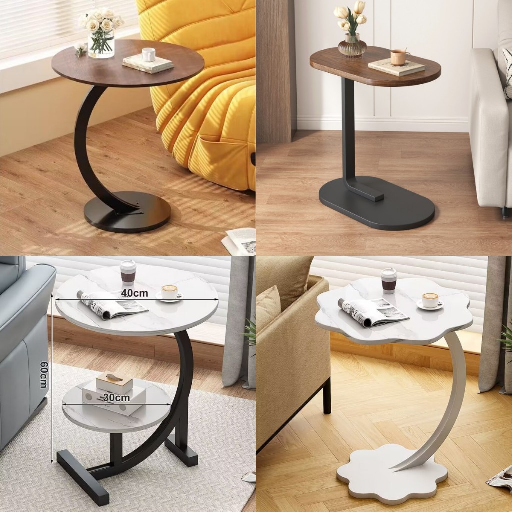 Simple Corner Modern Living Room Small Coffee Tea Table Sofa Bedroom ...