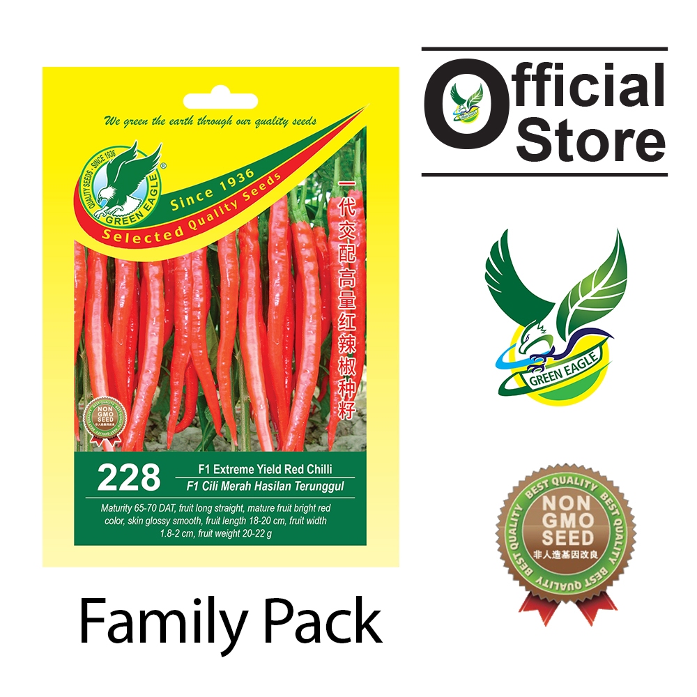 GE 228 F1 Hybrid Extreme Yield Red Chili [20 Seeds] | Shopee Malaysia