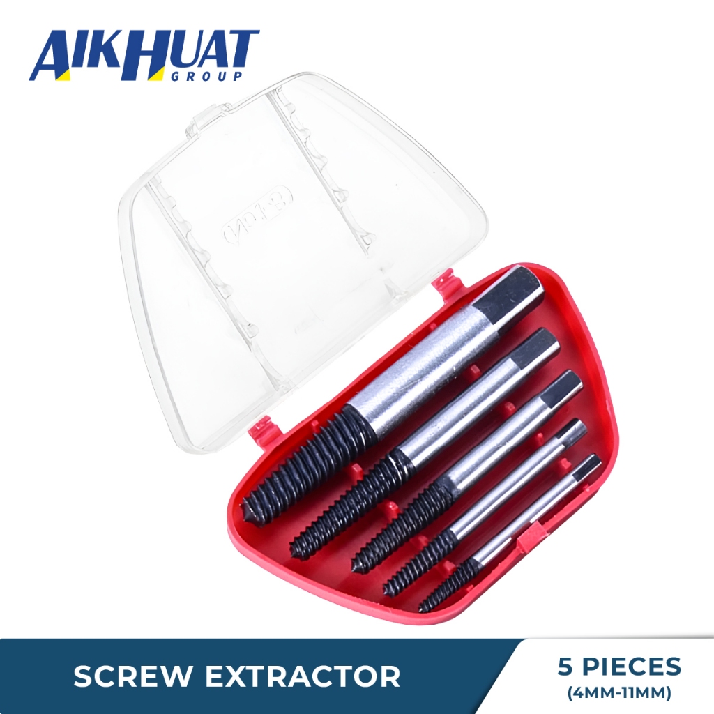 5pcs Pipe Extractor 2 Way Pipe Extractor 1/2” 3/4” Broken Screw Bolt ...