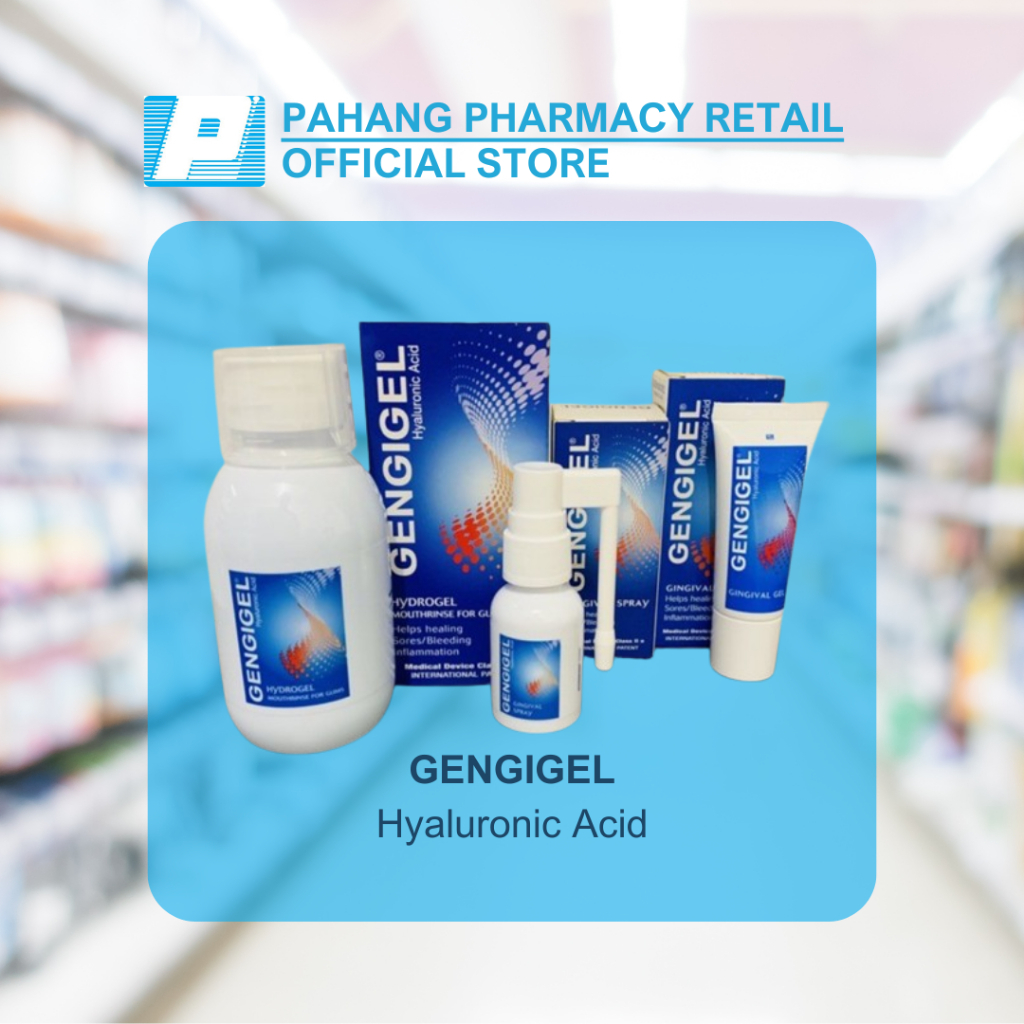GENGIGEL Hyaluronic Acid Gel | Spray | Mouthrinse | Sachet | Shopee ...