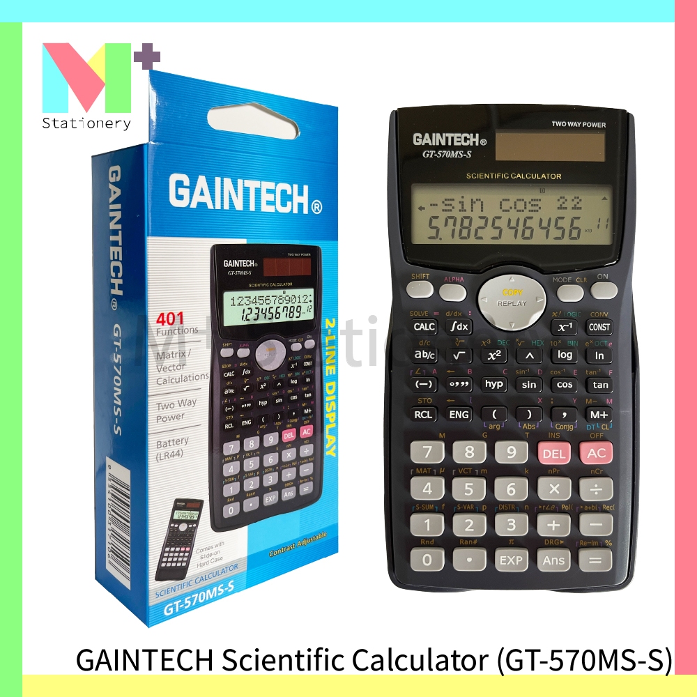 (Original) GAINTECH GT-570MS-S Scientific Calculator / High School ...