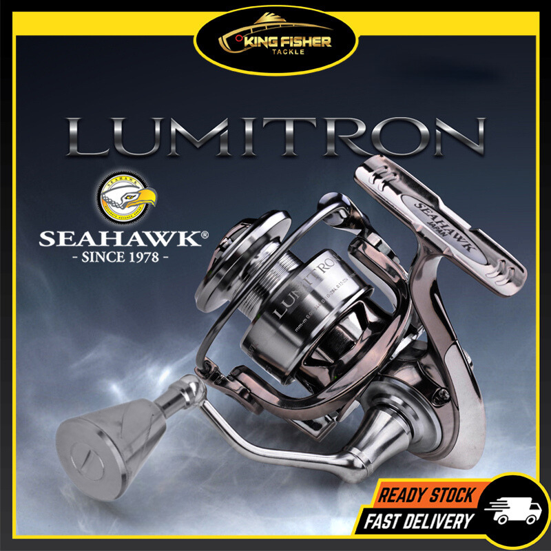 KFT Seahawk Lumitron Spinning Fishing Reel Mesin Pancing Mancing SW ...
