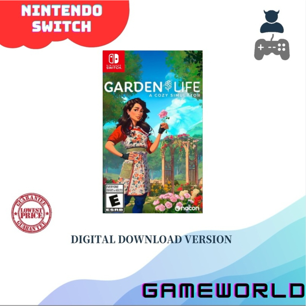 【NINTENDO SWITCH】Garden Life: A Cozy Simulator Digital Download Games ...